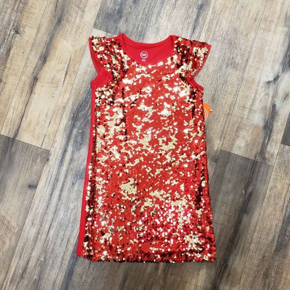 wonder nation | Dresses | Nwt Wonder Nation Girls Holiday Red Christmas ...
